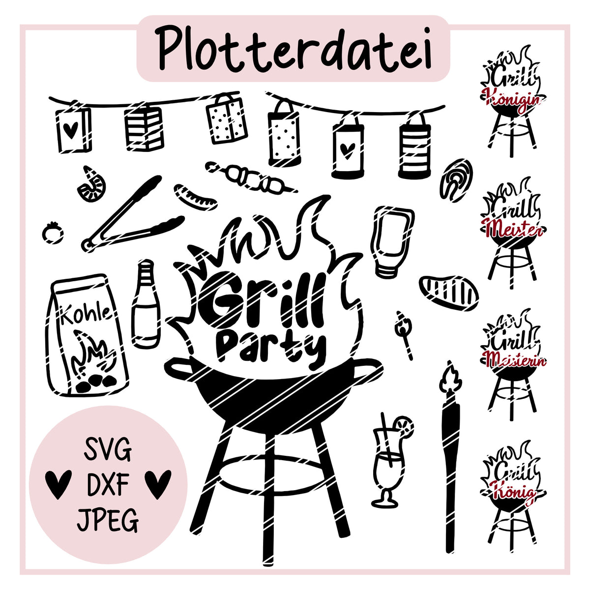 Grillparty Plotterdatei – Milbow