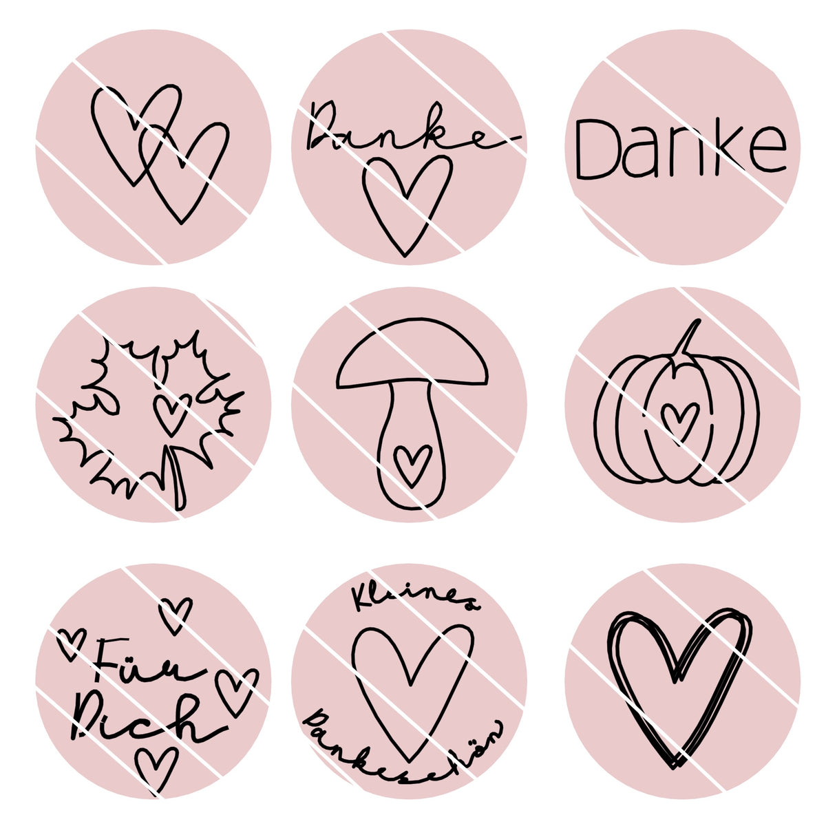 Singleline Danke Herbst Gravier, Stift und Foil Datei 0€ – Milbow