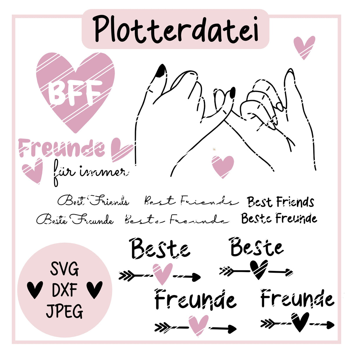 Best Friends Plotterdatei – Milbow