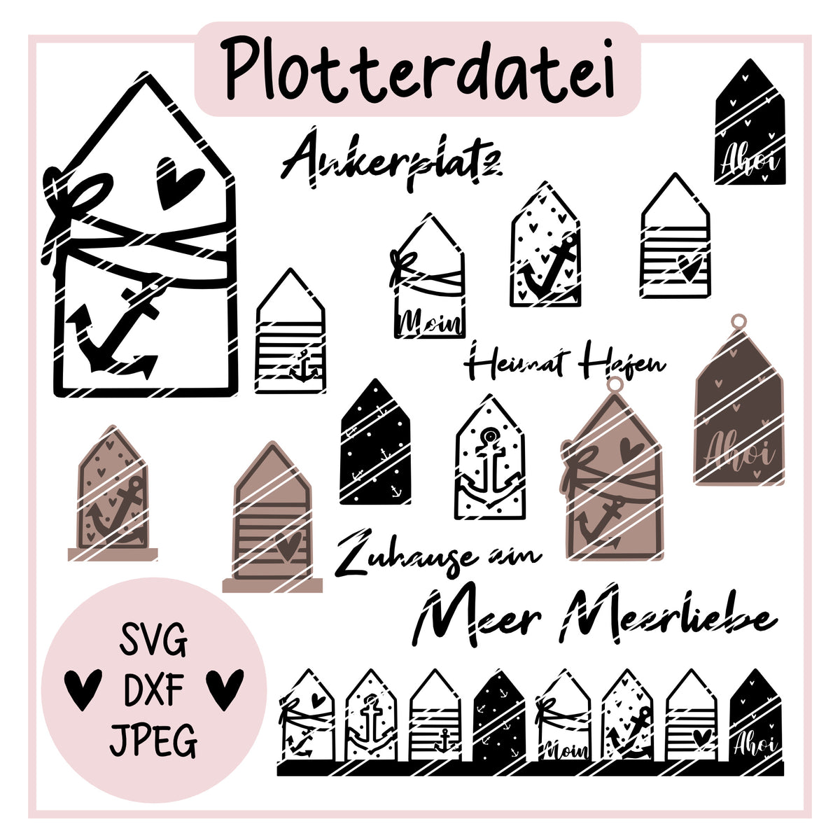 Meer Häuser Plotterdatei – Milbow