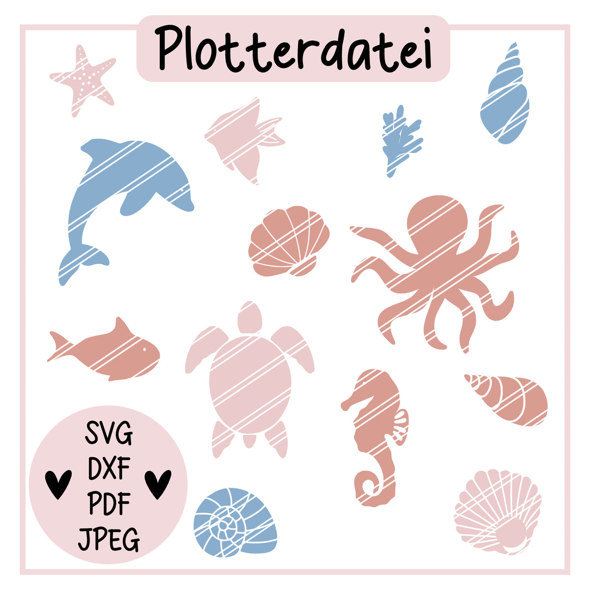 Meerestiere Plotterdatei – Milbow