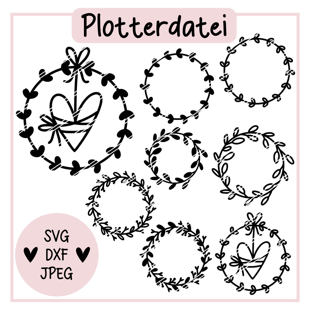 Kränze 2 Plotterdatei – Milbow