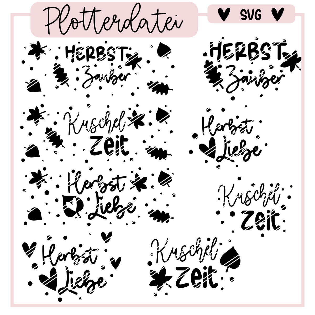 Herbst Windlicht Plotterdatei – Milbow