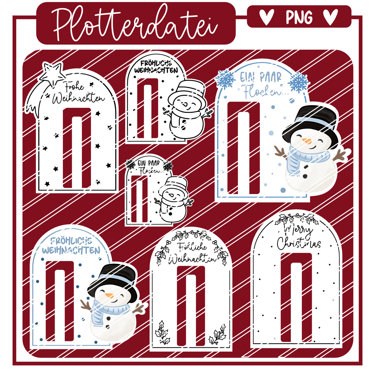 Mystery Geldgeschenk Weihnachten Plotterdatei – Milbow