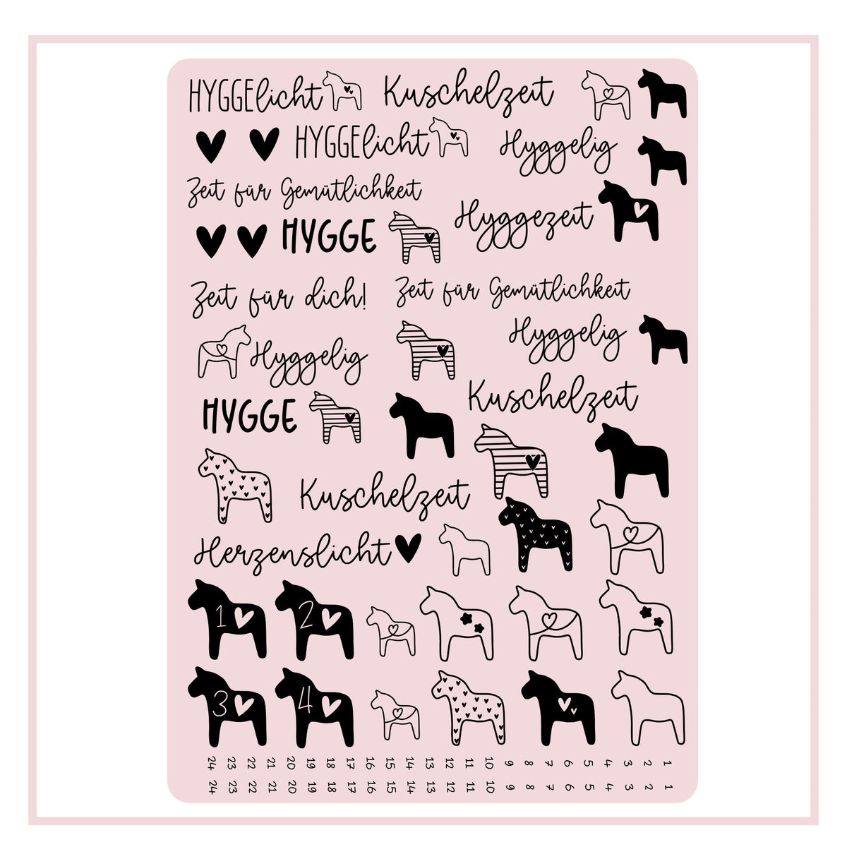 A5 Kerzensticker Hygge – Milbow