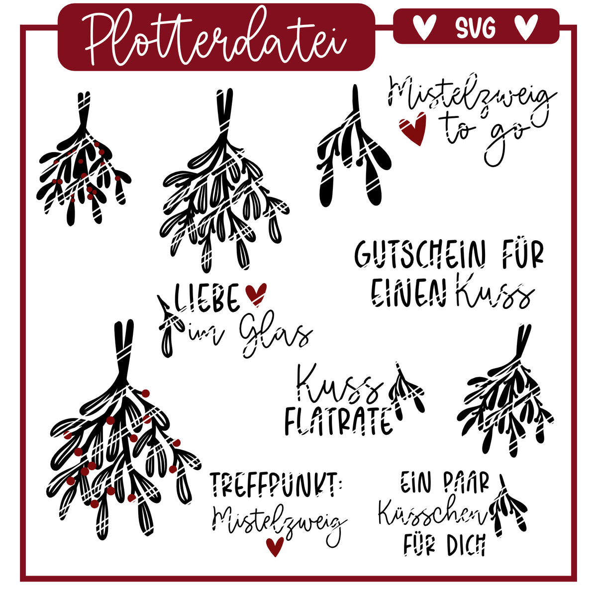 Mistelzweig Plotterdatei – Milbow