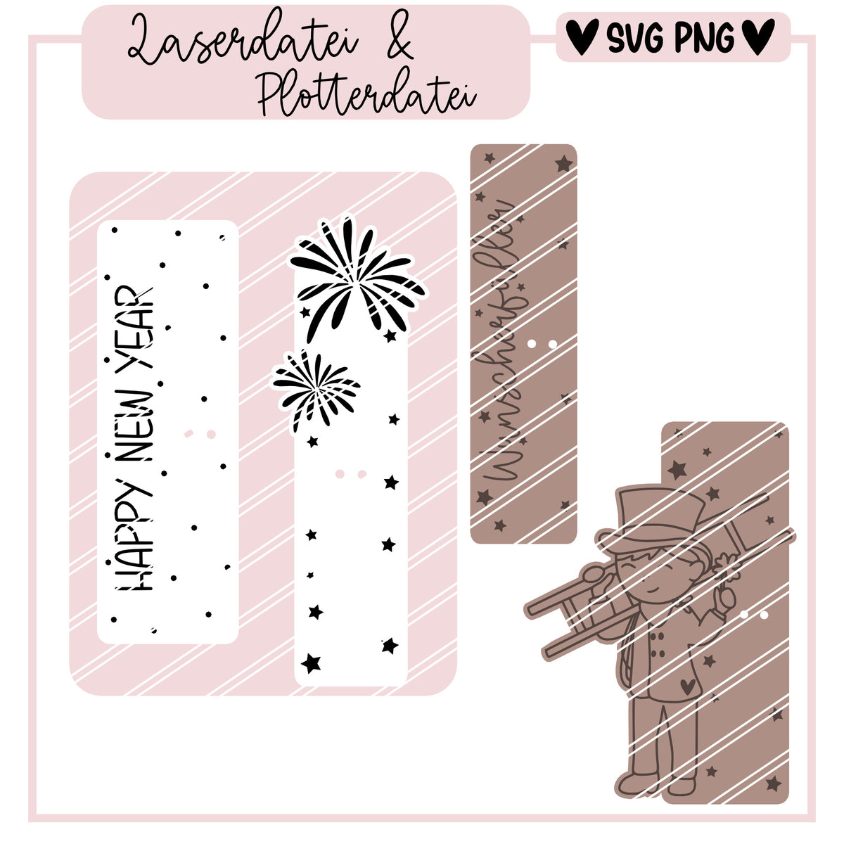 Wunderkerzenhalter Plott und Laserdatei – Milbow