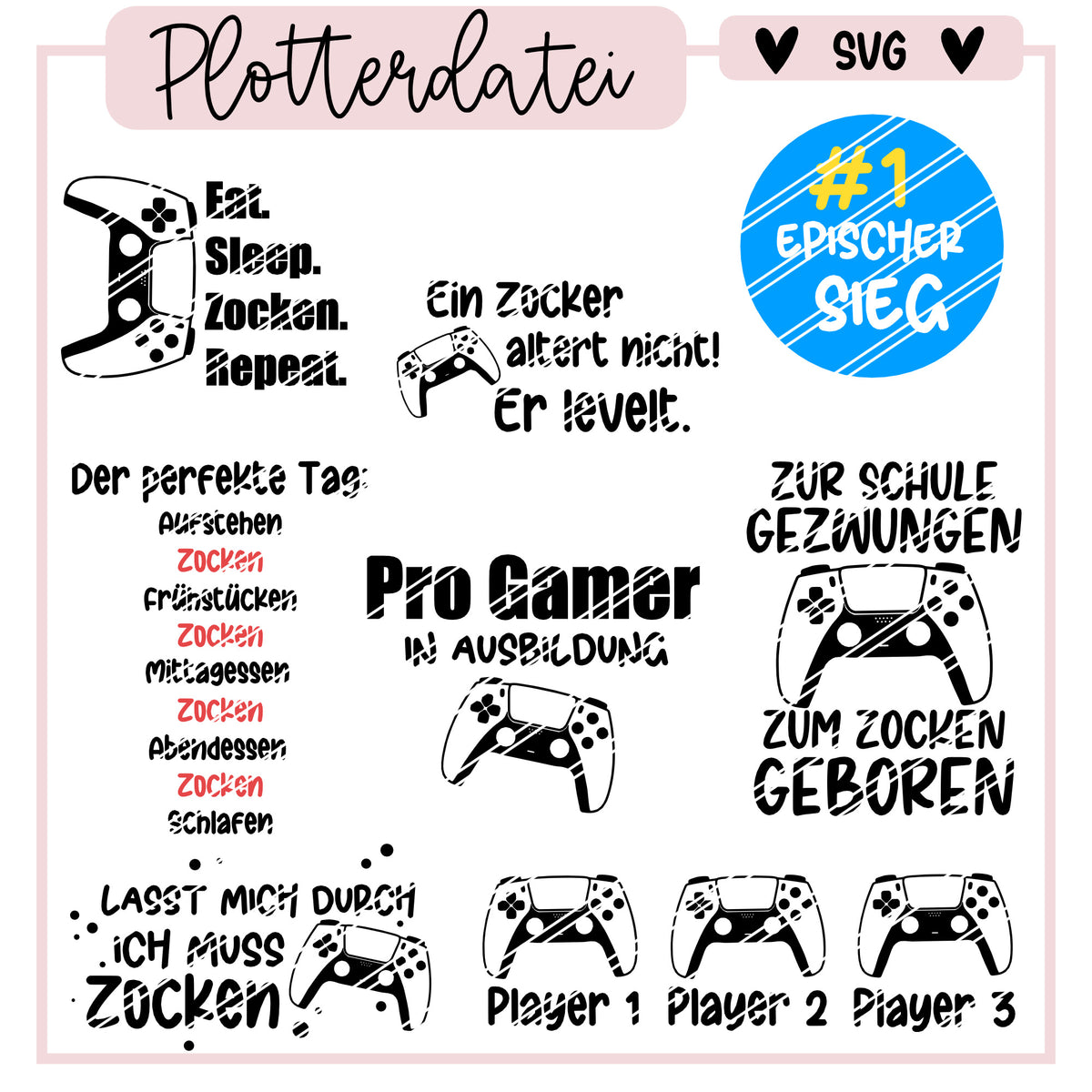 Gaming Plotterdatei – Milbow