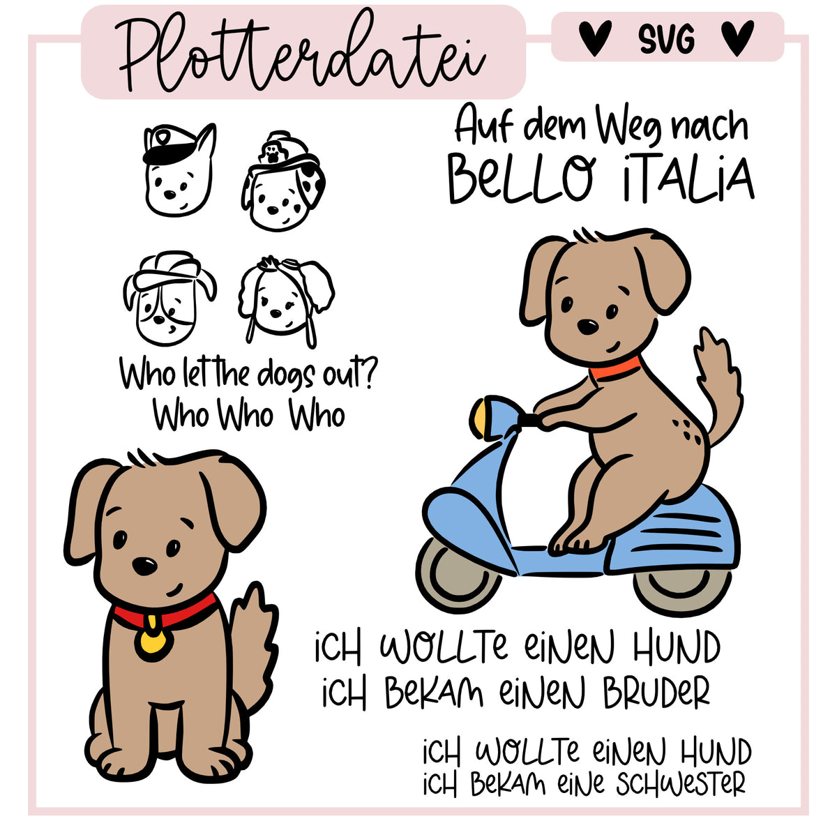 Hunde Plotterdatei – Milbow