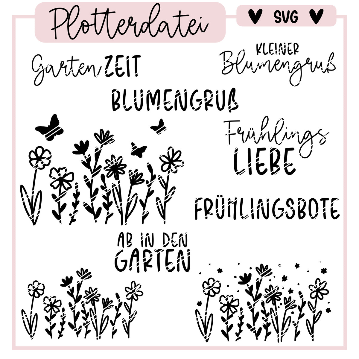 Blumenwiese Plotterdatei – Milbow