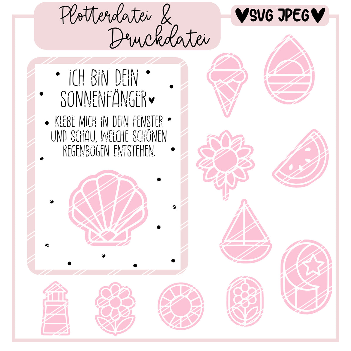 Sonnenfänger Sun Catcher Plotterdatei – Milbow