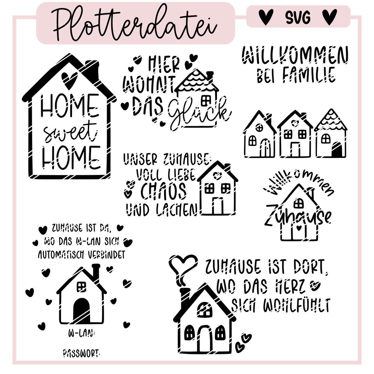 Zuhause Plotterdatei – Milbow
