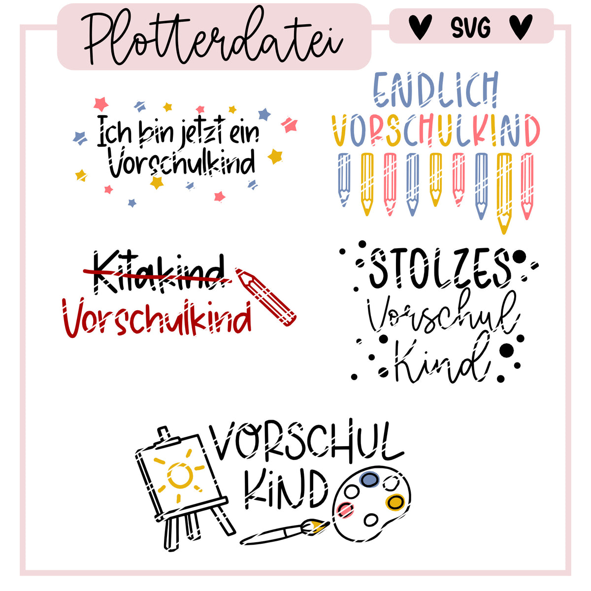 Vorschulkind Plotterdatei – Milbow