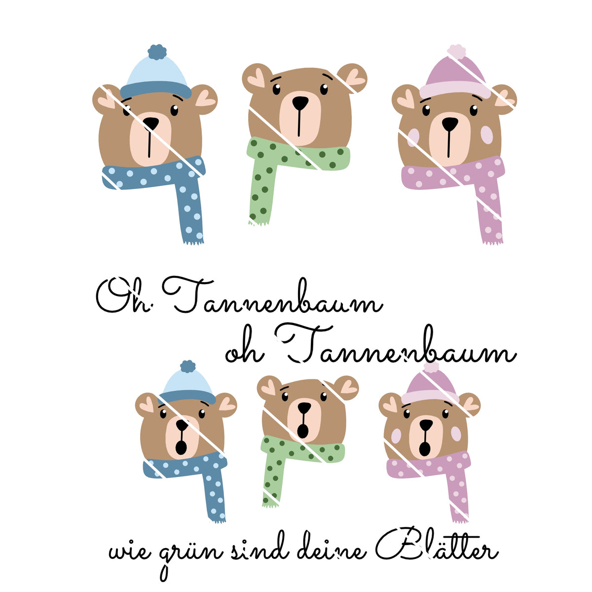 Weihnachtsteddys Plotterdatei – Milbow