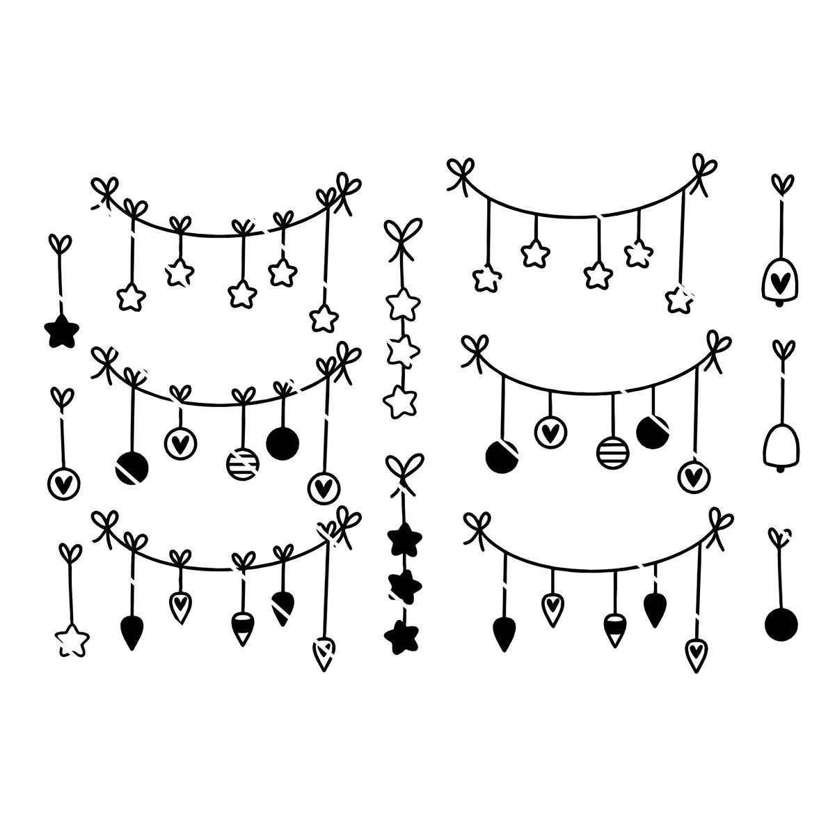 Weihnachts Girlanden Plotterdatei – Milbow