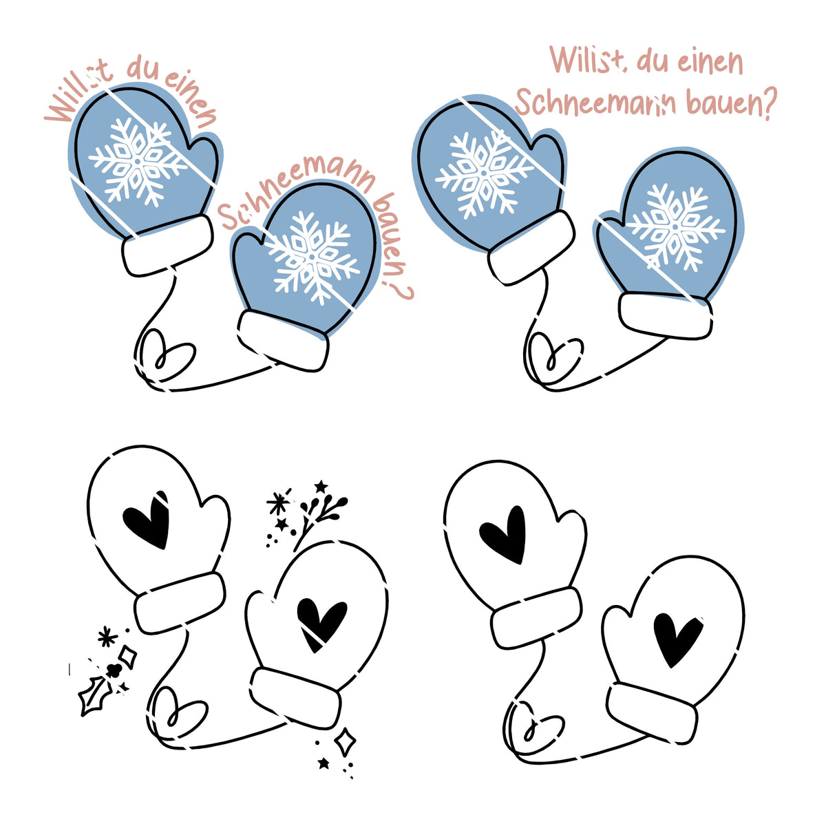 Handschuhe Plotterdatei – Milbow