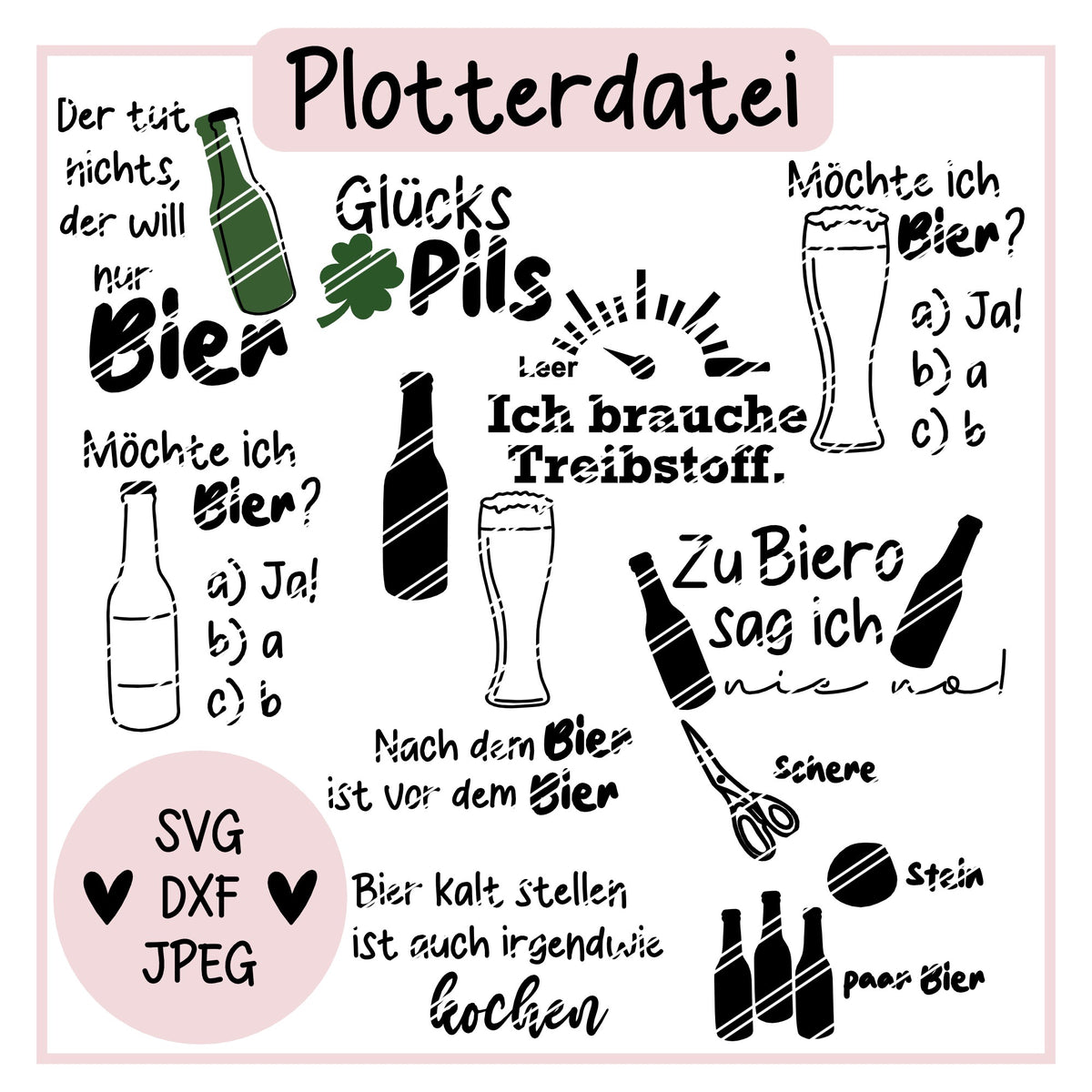 Bier Plotterdatei – Milbow