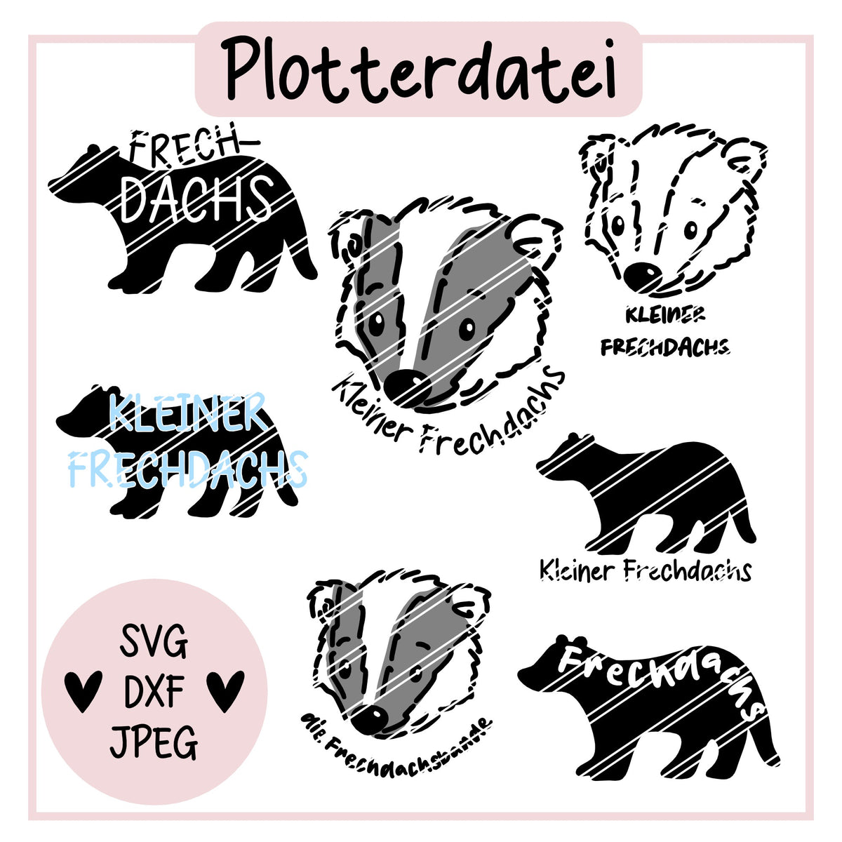 Frechdachs Plotterdatei – Milbow