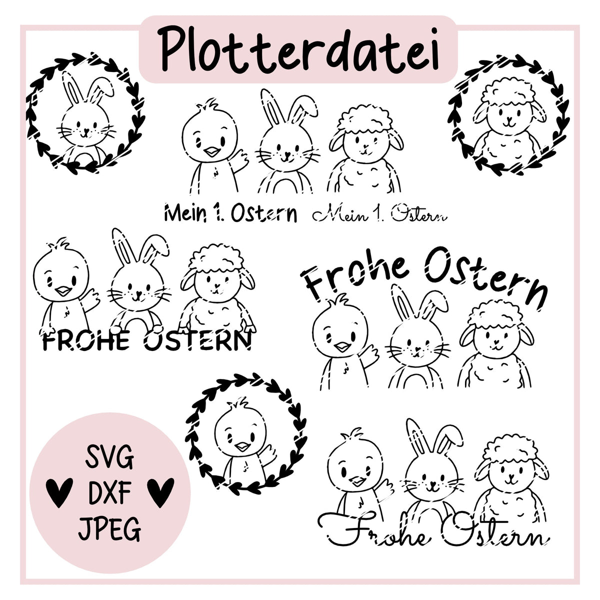 Osterfreunde Plotterdatei – Milbow