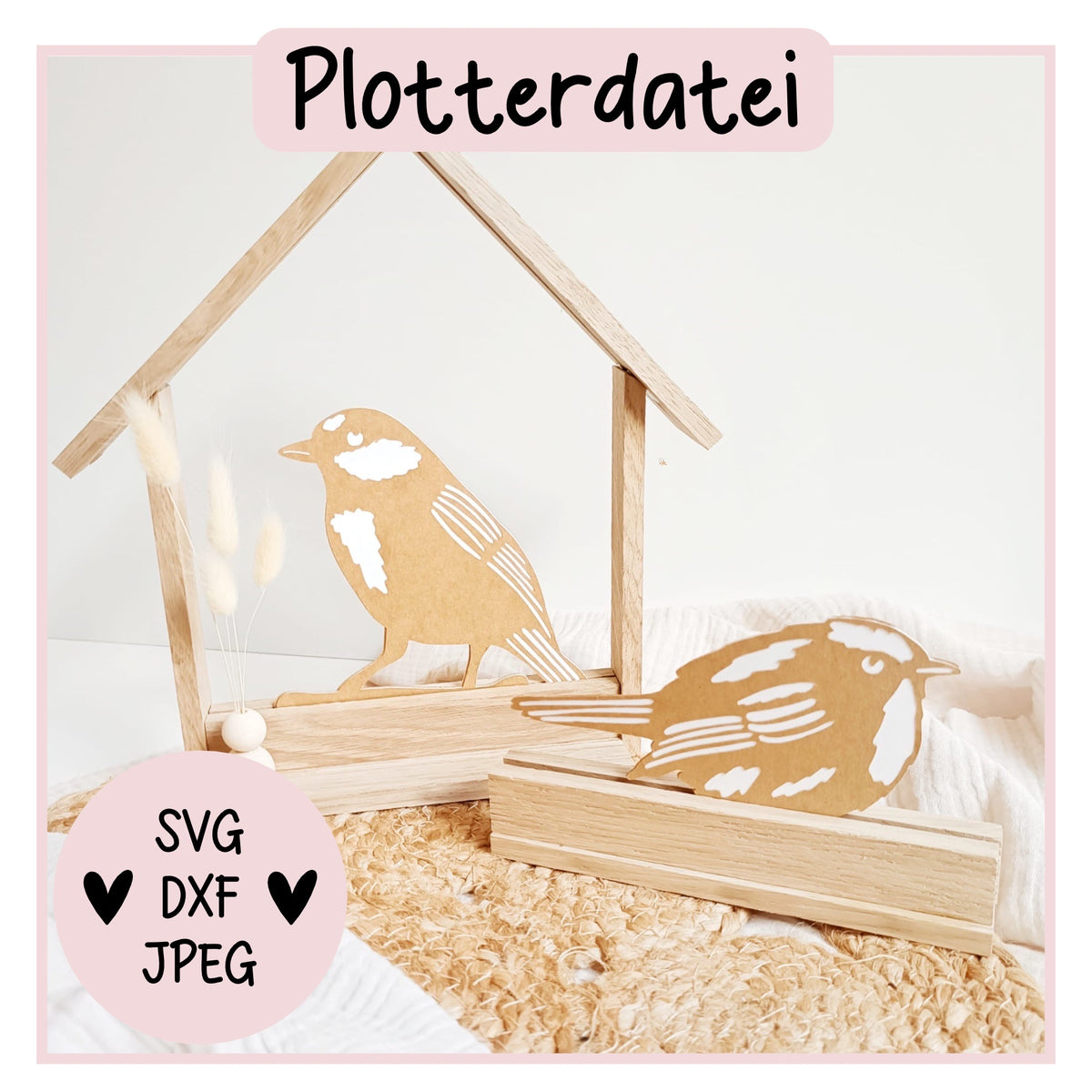 Vögel Klötzchen Plotterdatei – Milbow