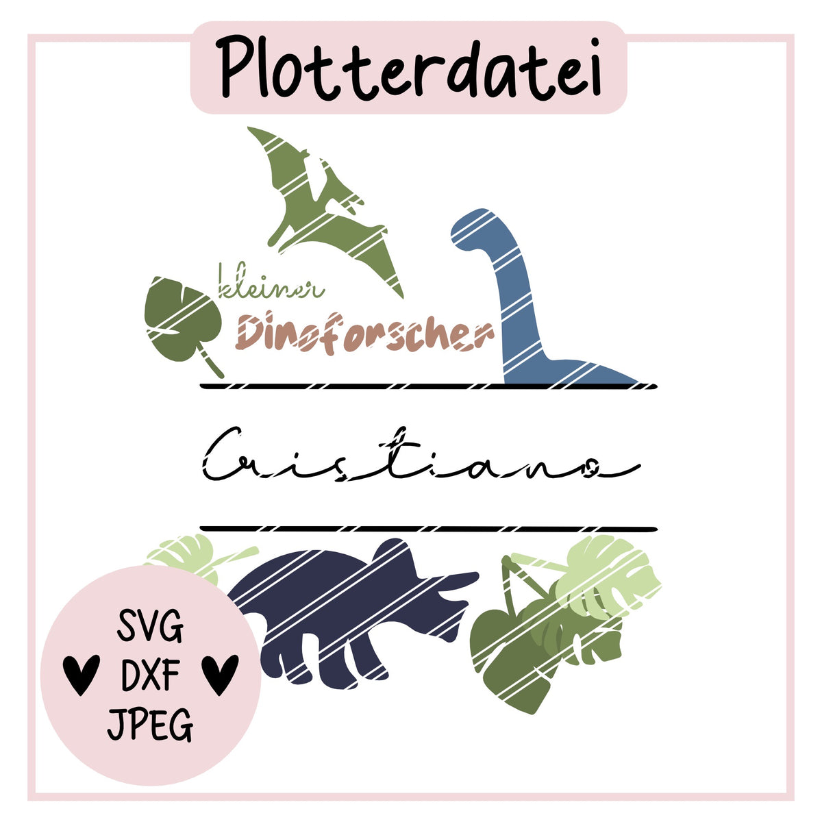 Dinoschild Plotterdatei – Milbow