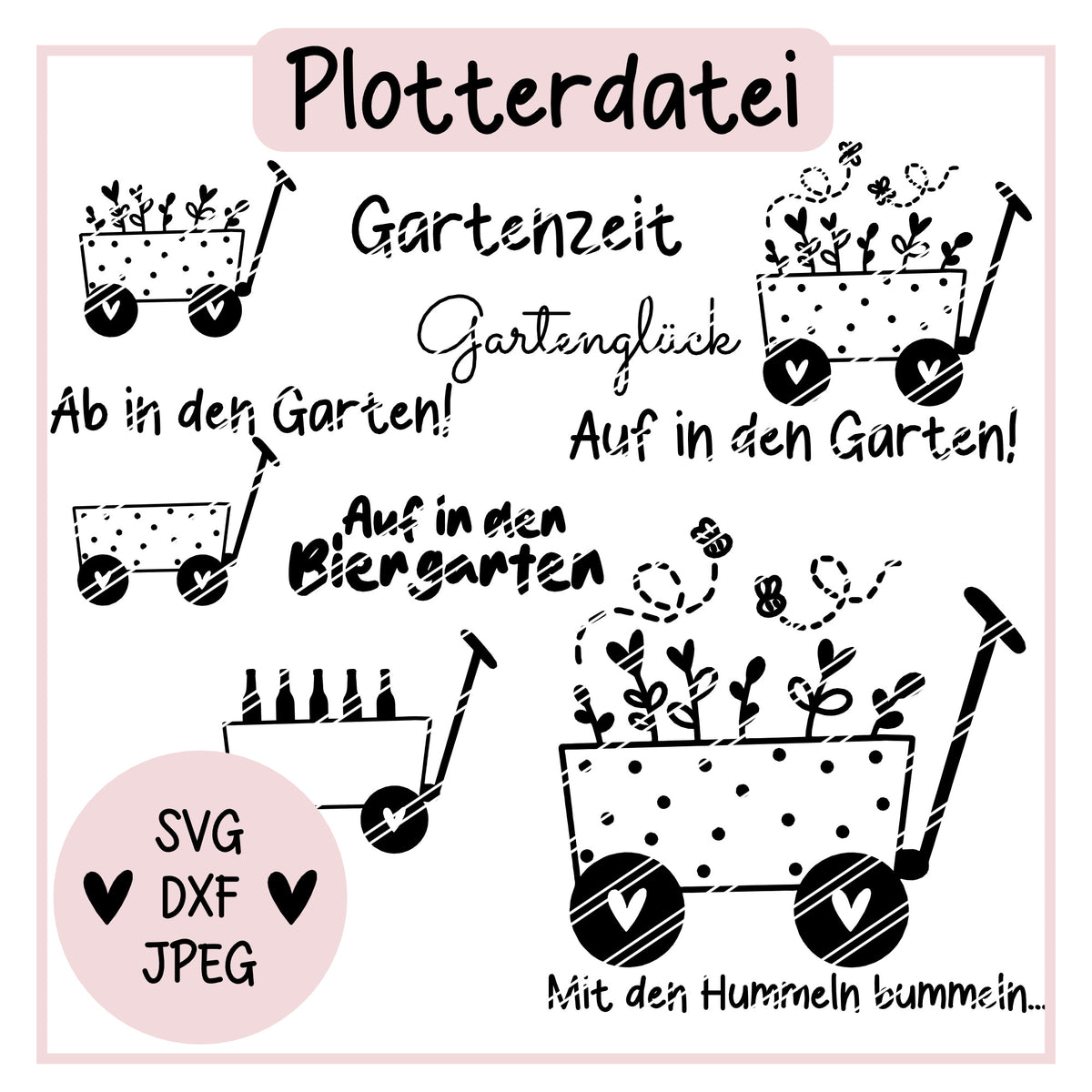 Bollerwagen Garten Plotterdatei – Milbow