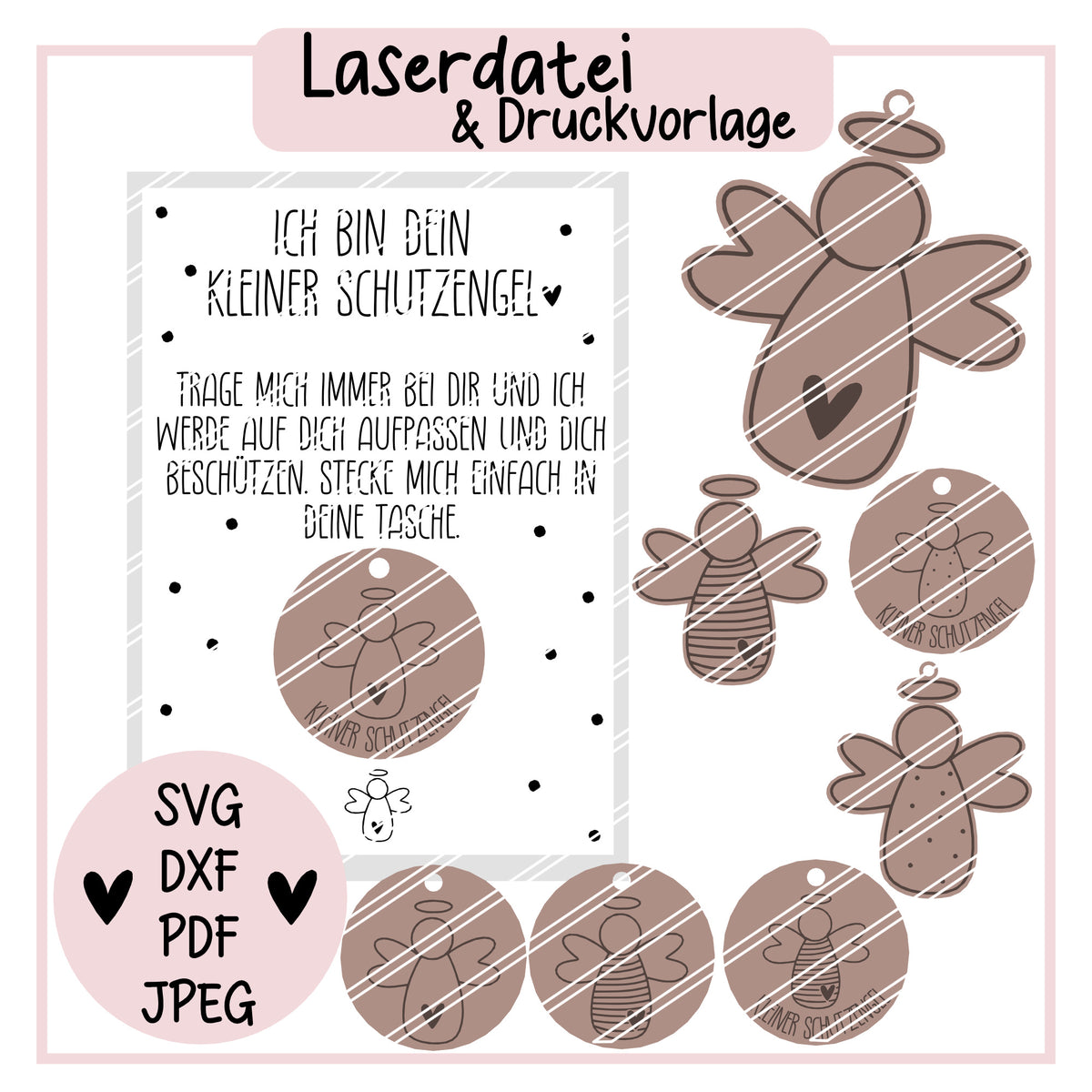 Schutzengel Laserdatei – Milbow