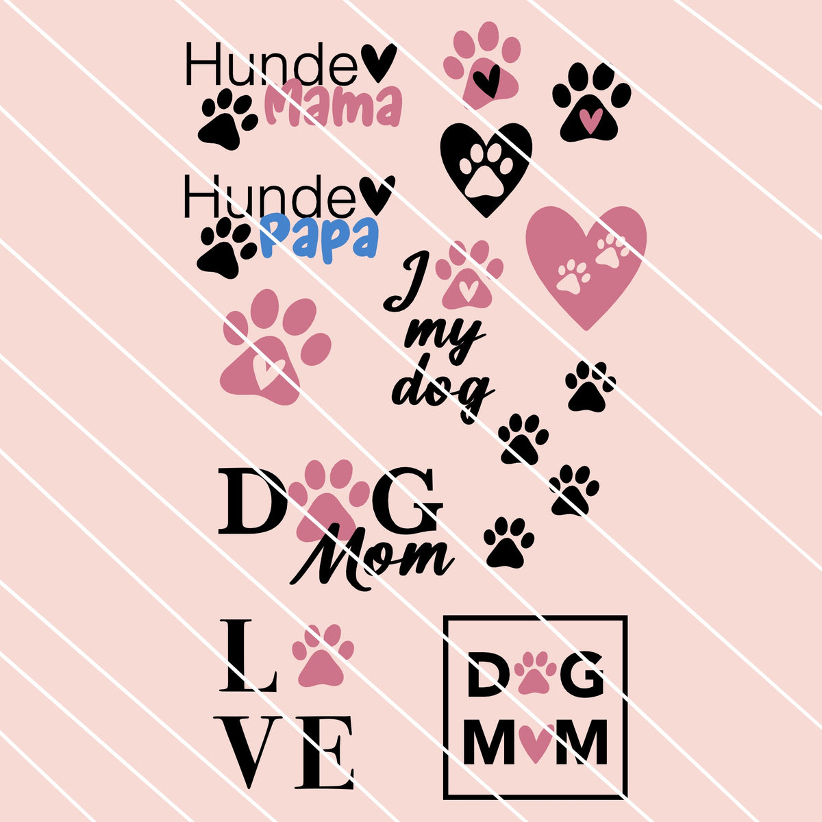 Pfoten Plotterdatei – Milbow