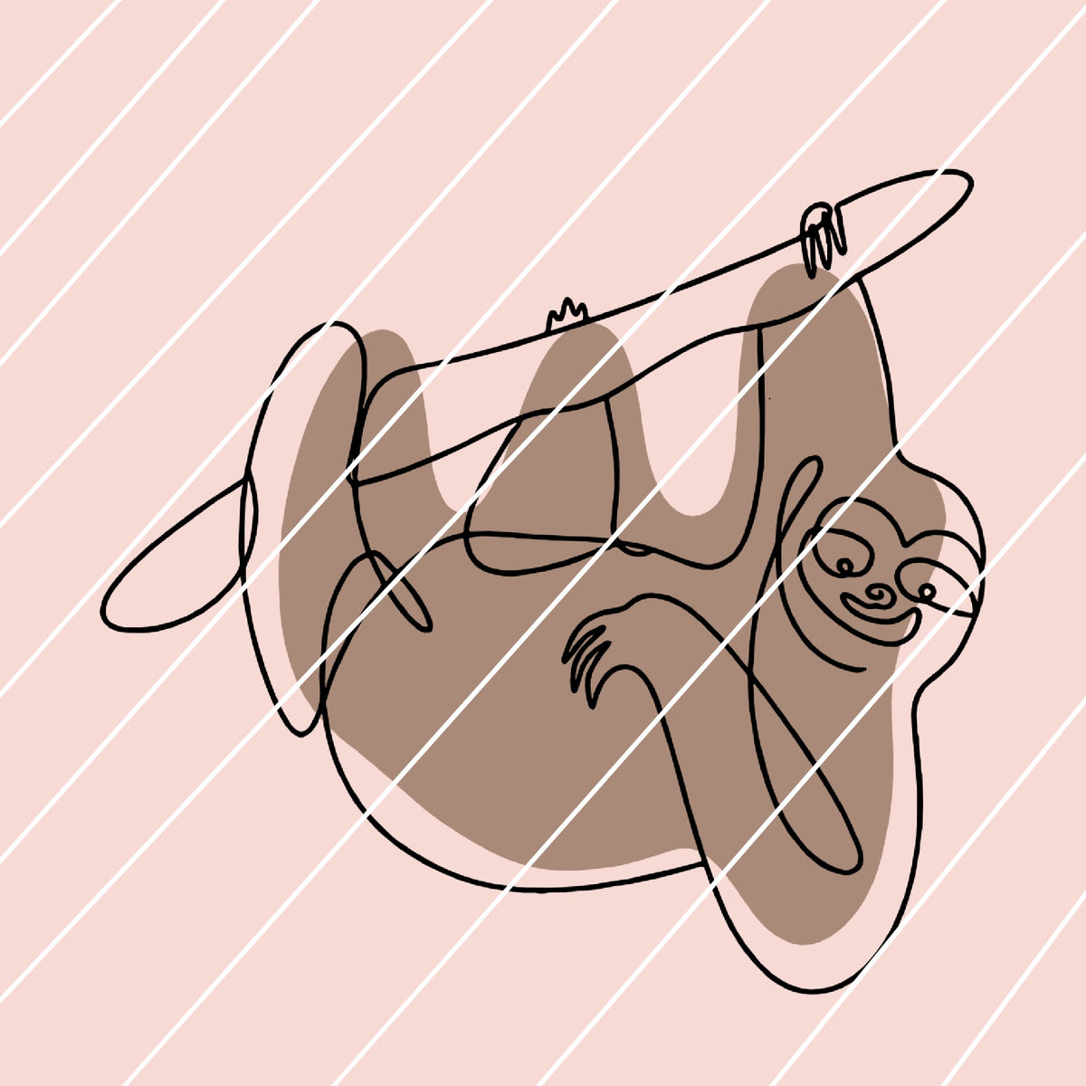 Singleline Faultier Plotterdatei – Milbow