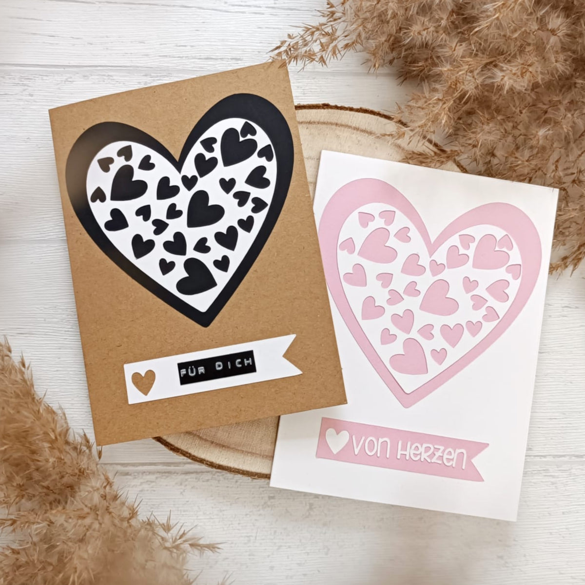 Karte Herz Plotterdatei – Milbow