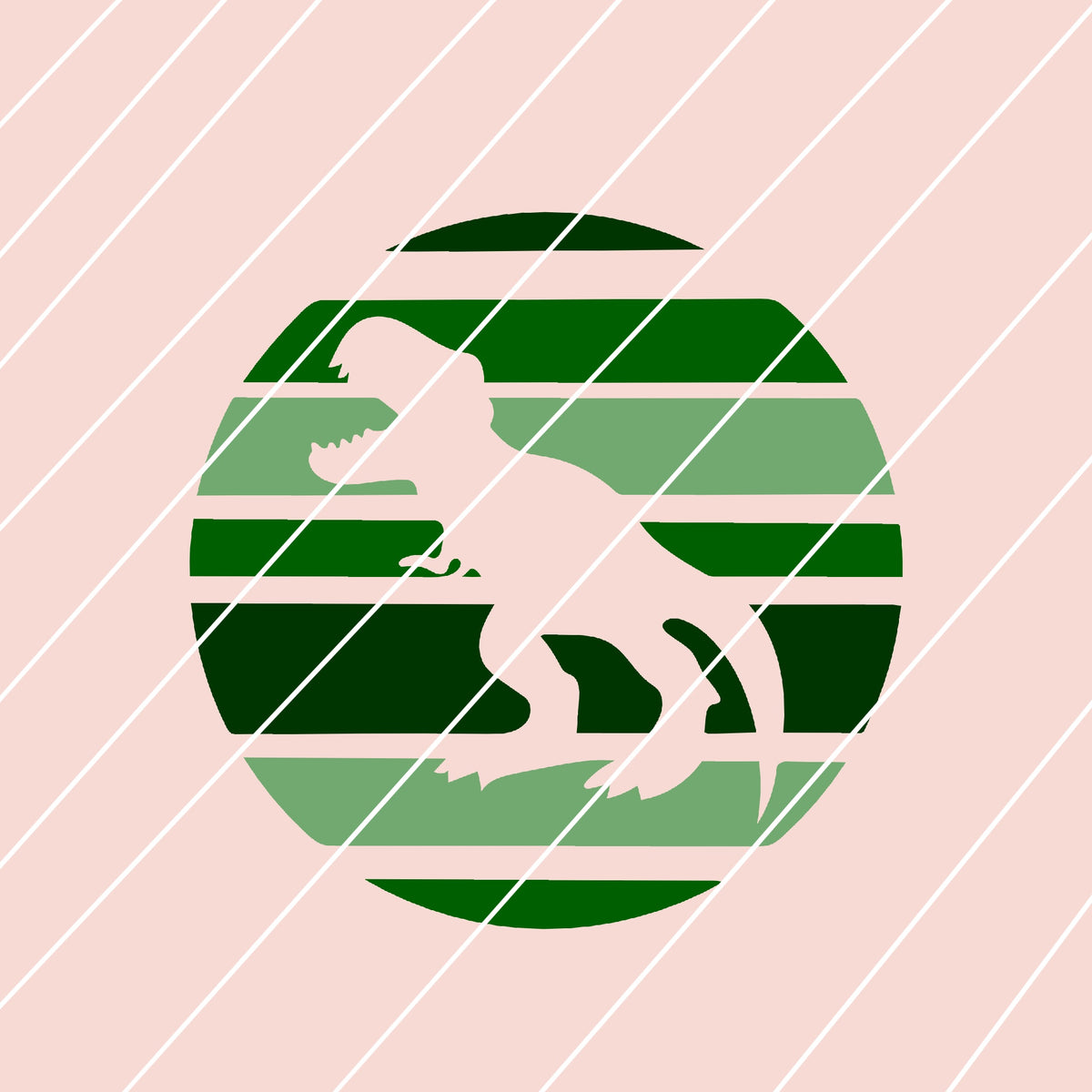 Dino im Kreis Plotterdatei – Milbow