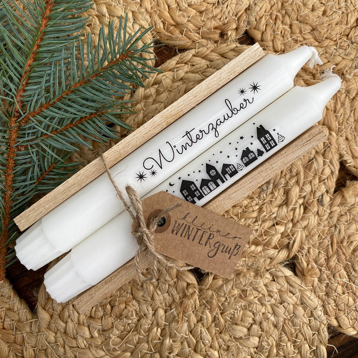 Kerzensticker Vorlage Weihnachtlich – Milbow