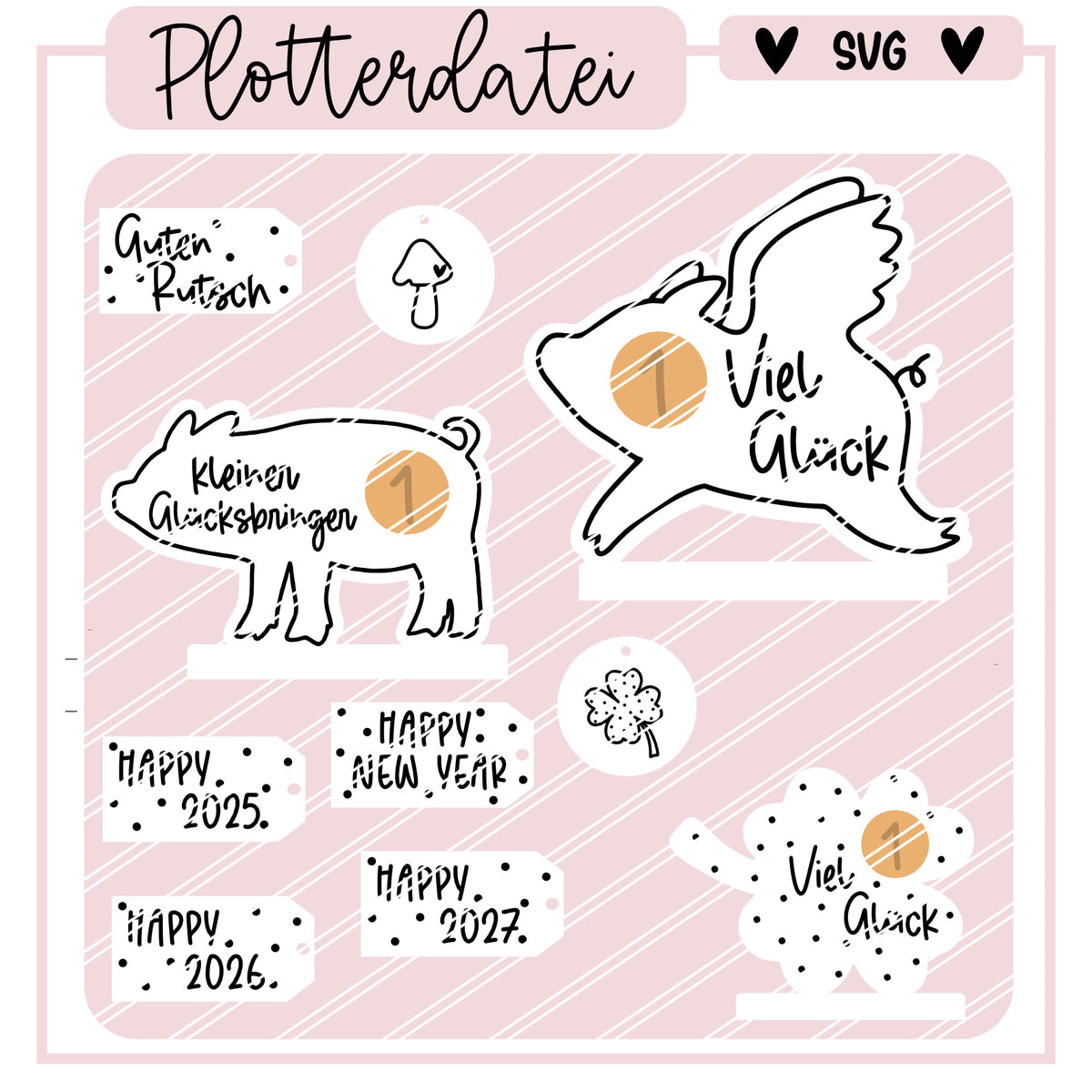 Münzschwein Plotterdatei – Milbow