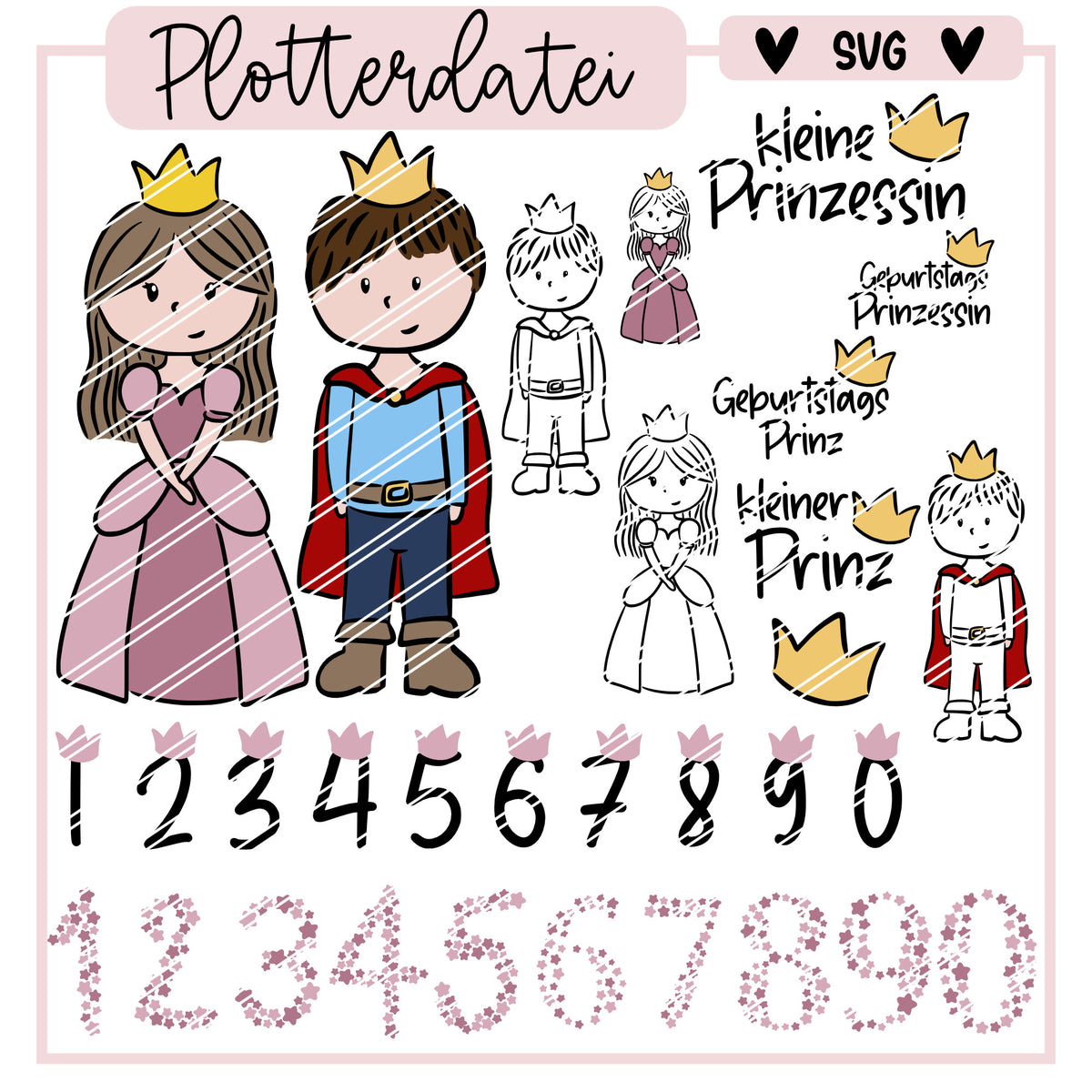 Prinzenpaar Plotterdatei – Milbow