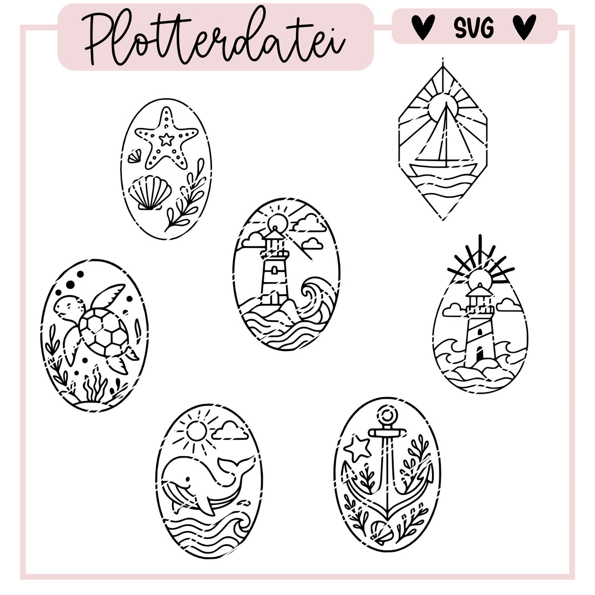 Maritimes XXL Bundle Plotterdatei – Milbow