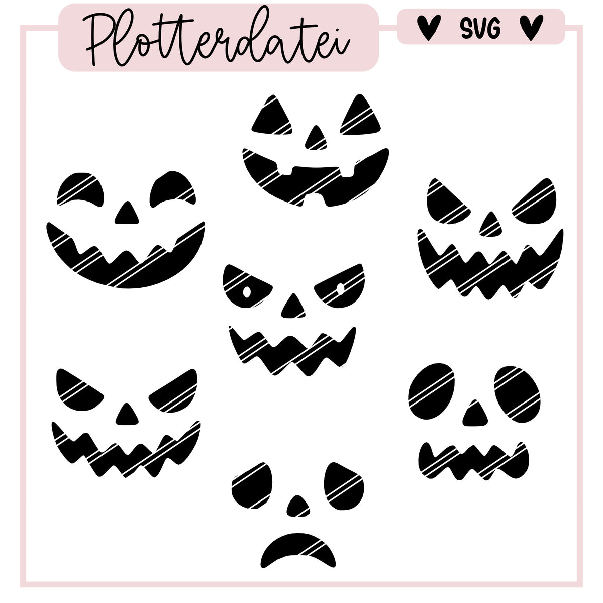 Kürbis Gesichter Plotterdatei – Milbow