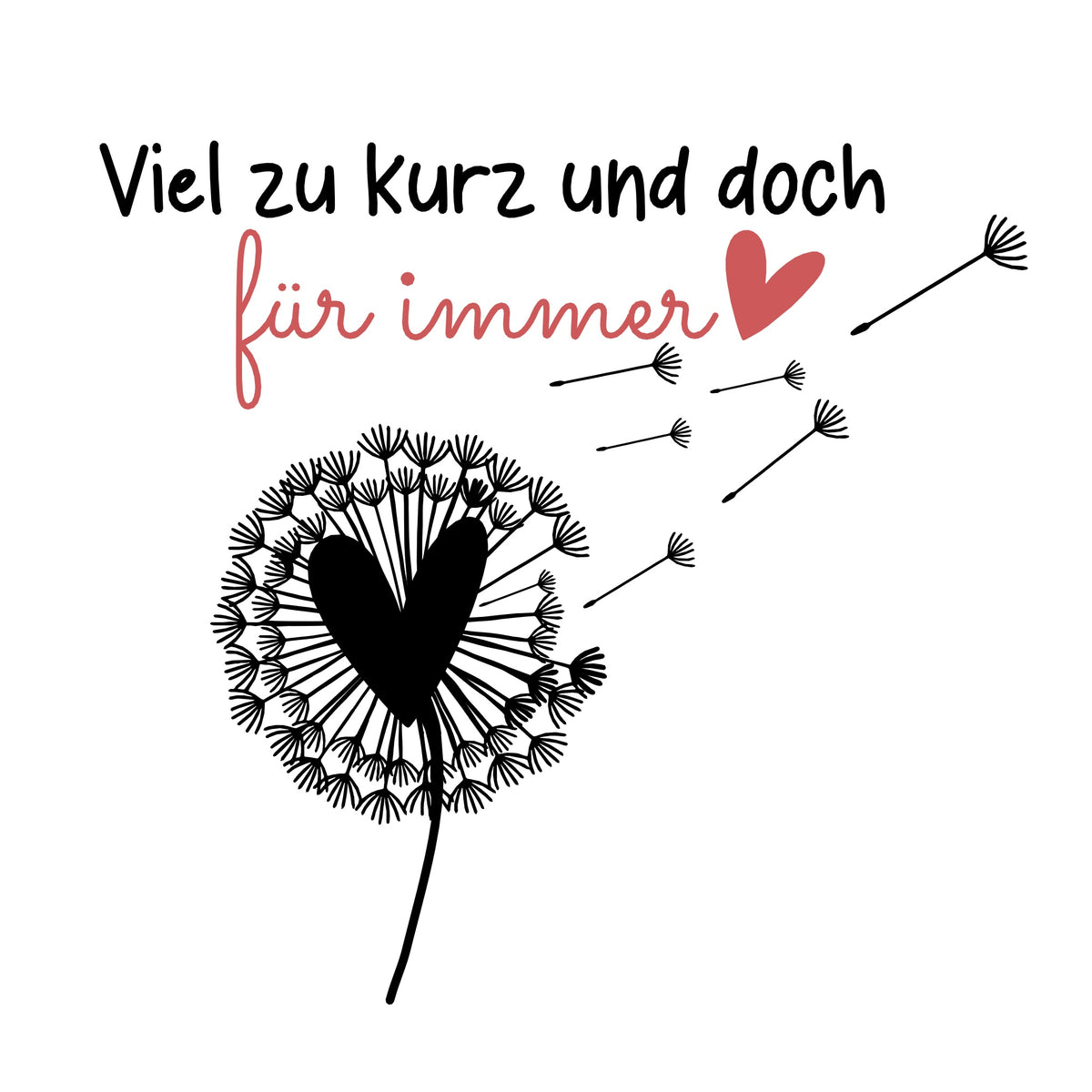 0€ Pusteblume für immer Plotterdatei – Milbow