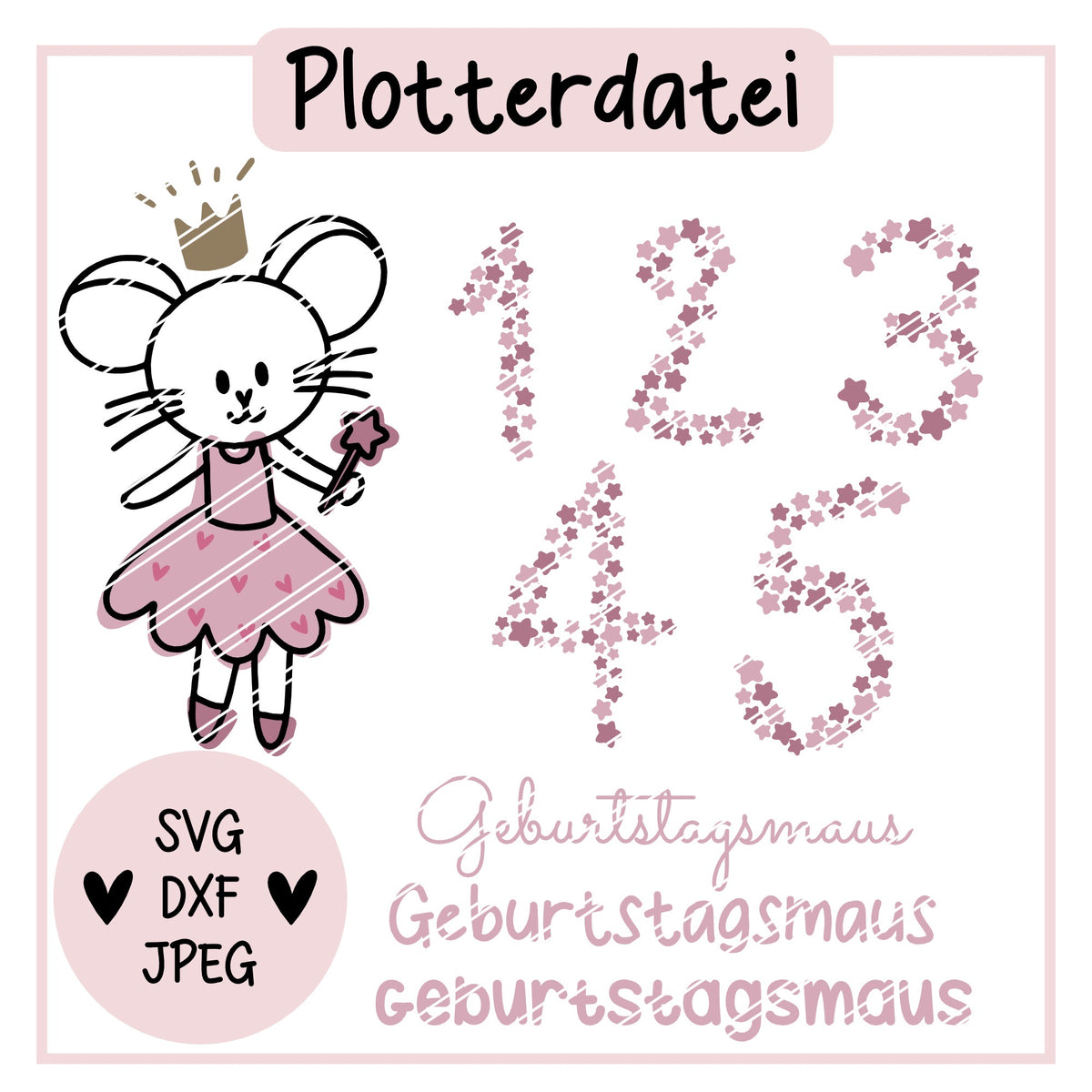 Mäusefee Plotterdatei – Milbow