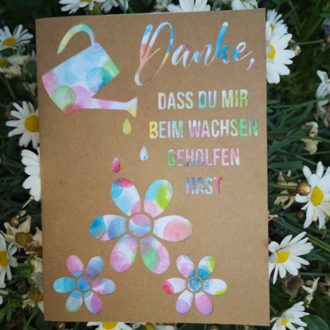 Karte Danke Erzieher Plotterdatei – Milbow