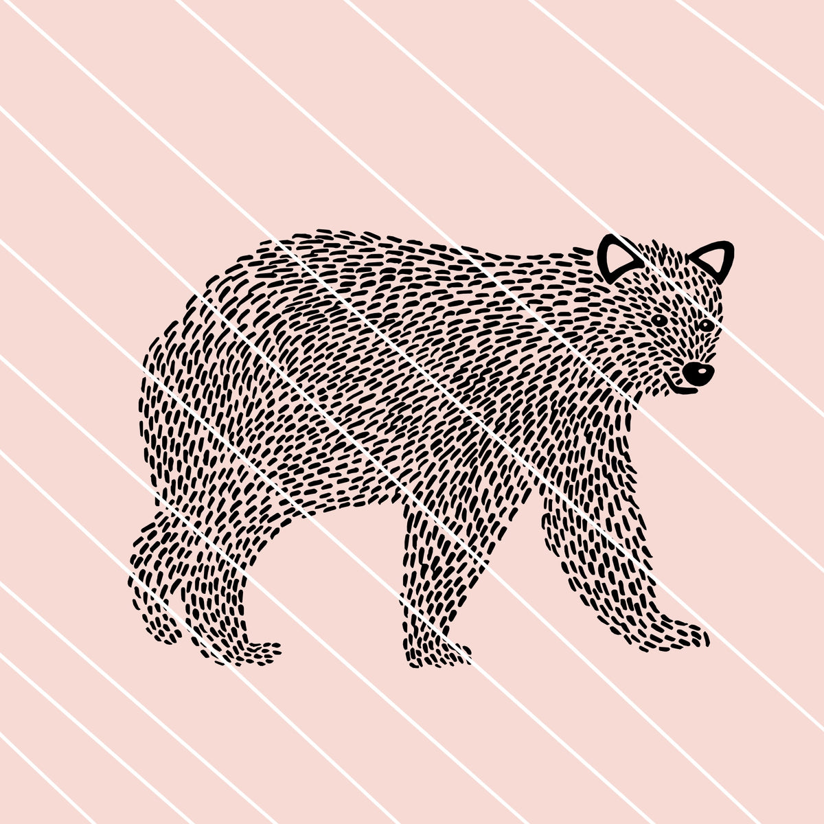 Strichbär Plotterdatei – Milbow