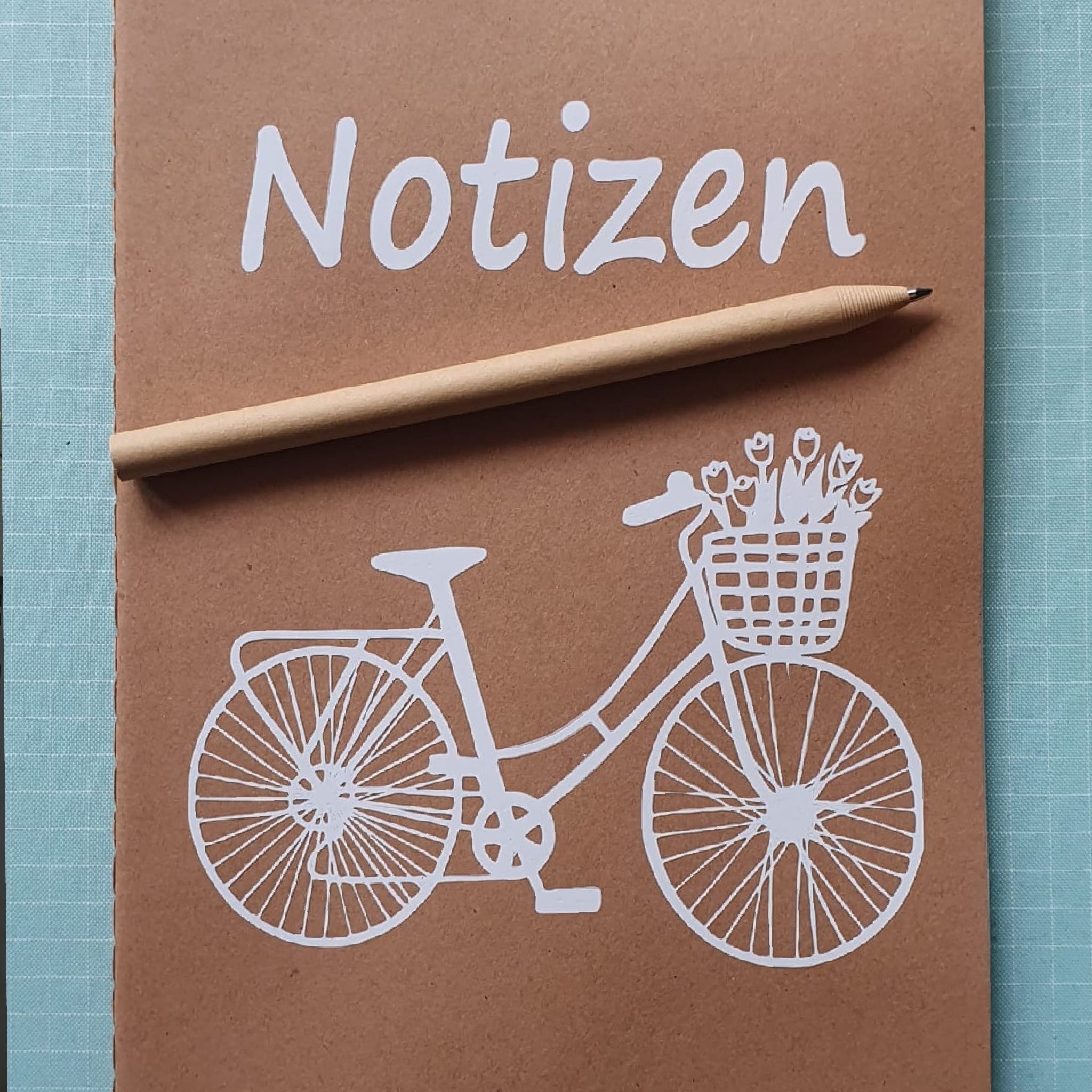 Fahrrad mit Blumen Plotterdatei – Milbow
