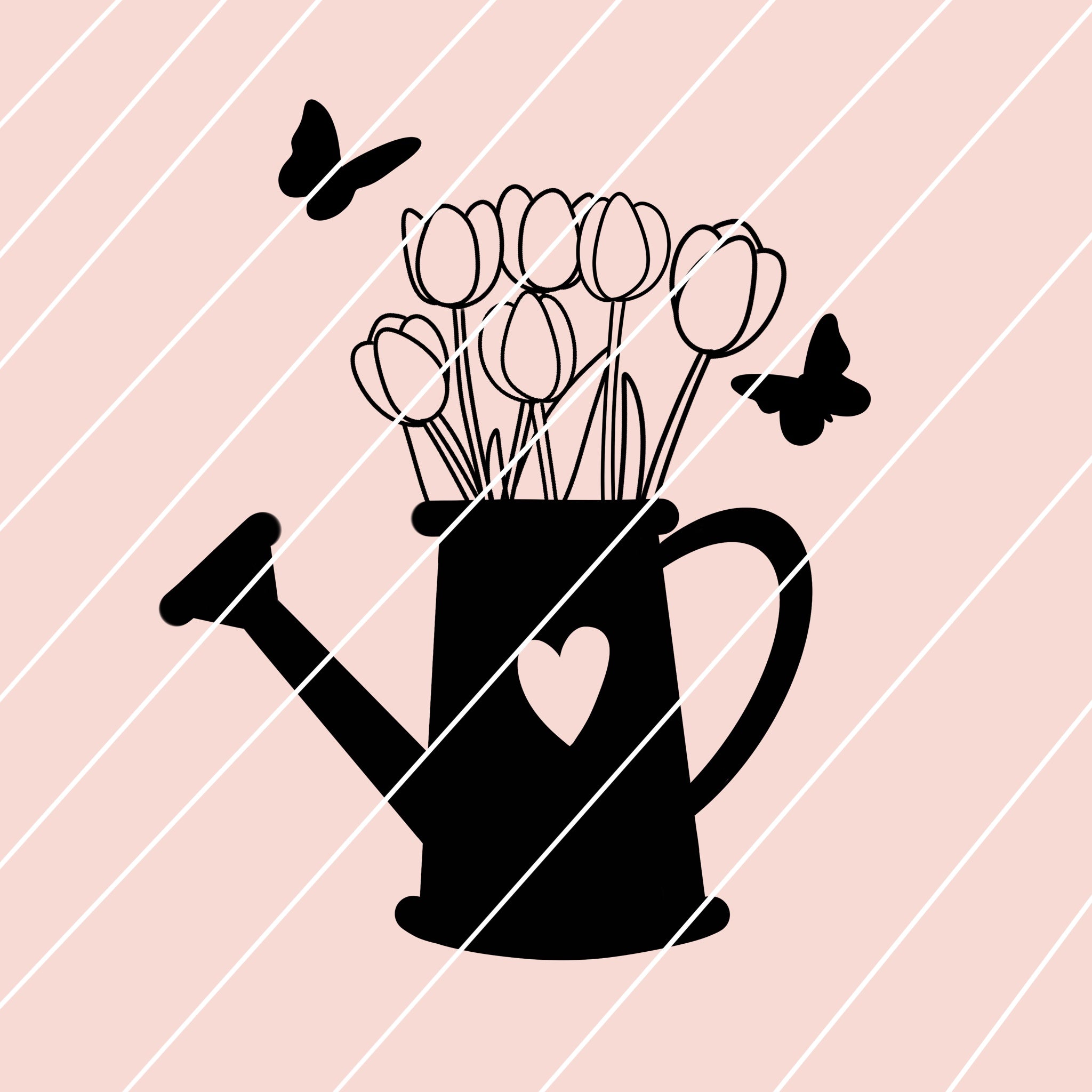 Tulpen in Kanne Plotterdatei – Milbow