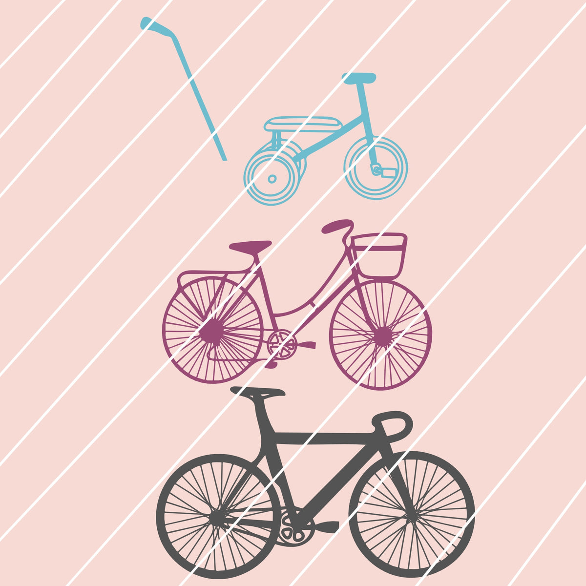 Fahrräder Plotterdatei – Milbow